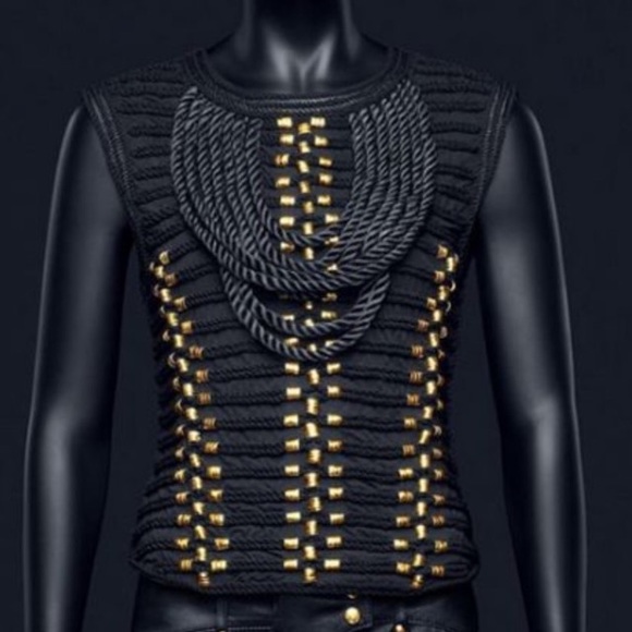 Balmain | Tops | Balmain X Hm Rope Top | Poshmark